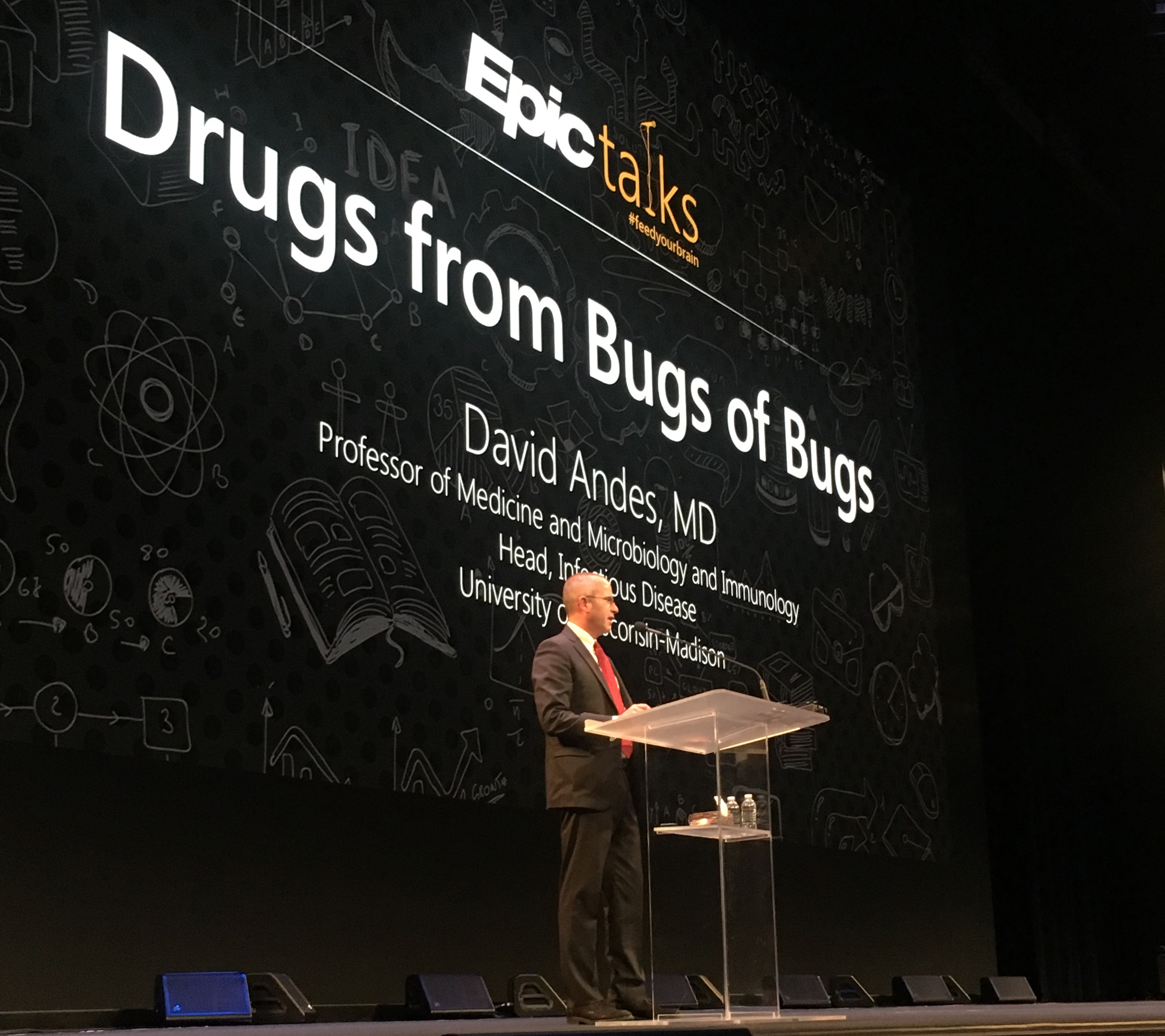 Dr. David Andes speaks to audience of thousands about antimicrobial ...